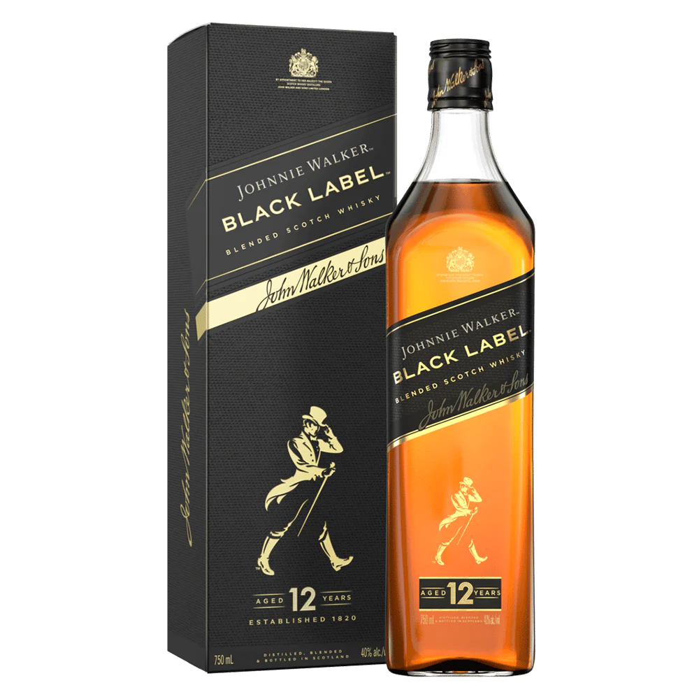 約翰走路黑牌12年 Johnnie Walker Black Label 12 Years – 哈斯葵洋酒